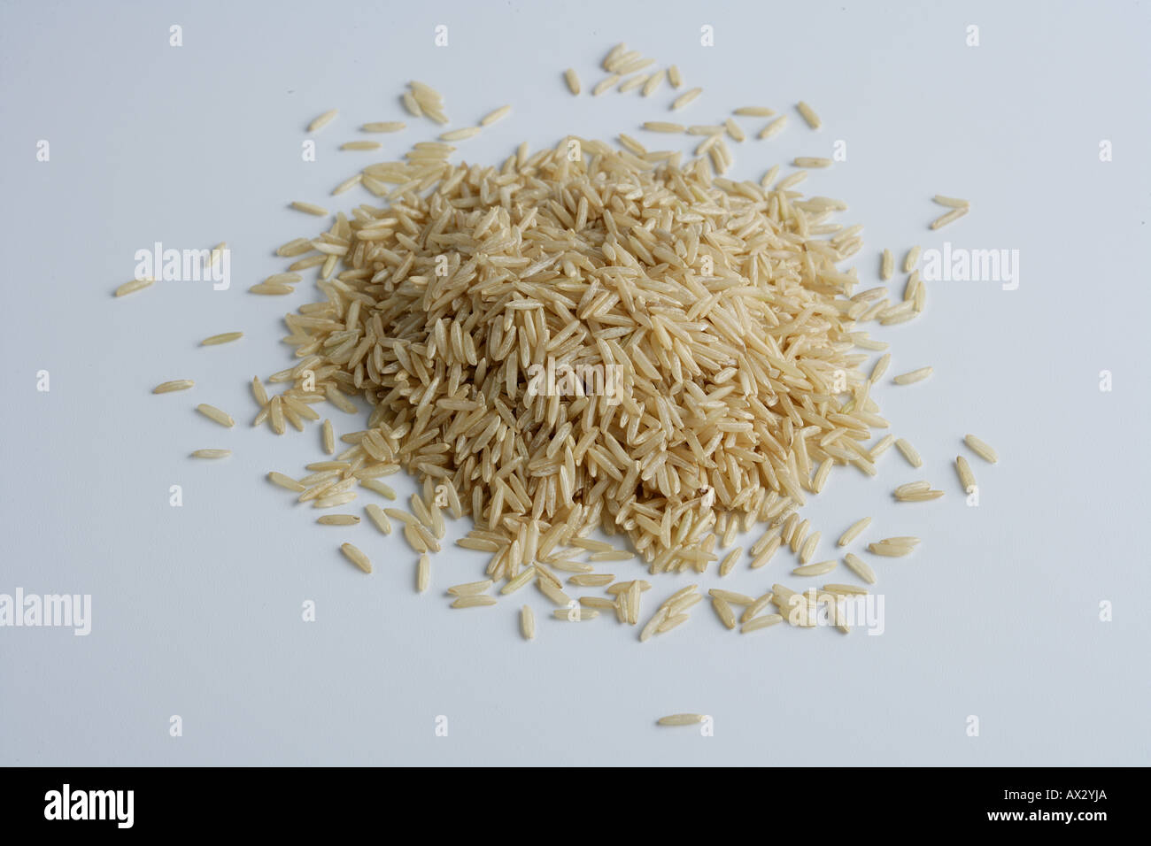 Long grain integral rice Stock Photo - Alamy