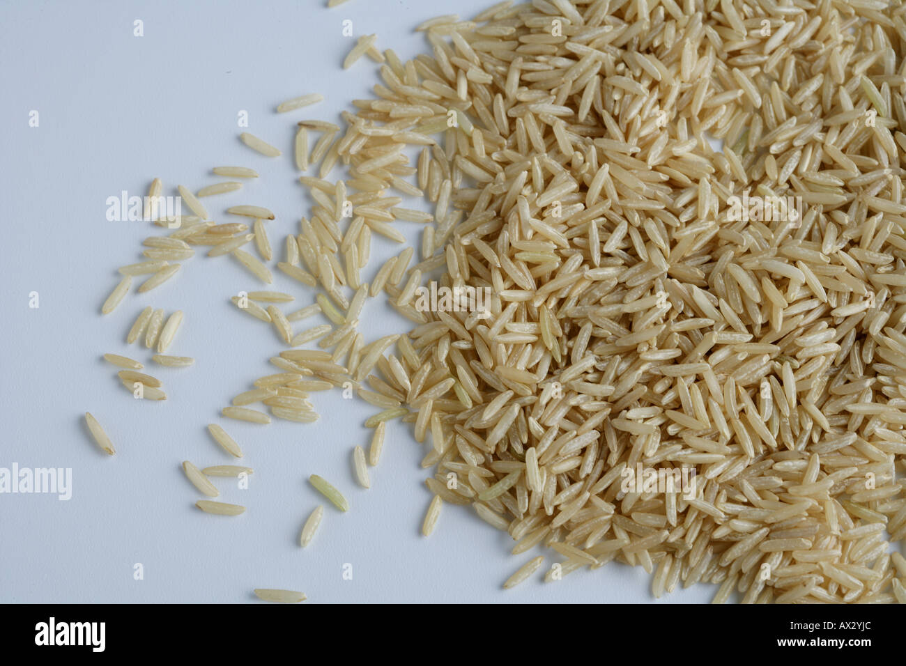 Long grain integral rice Stock Photo - Alamy