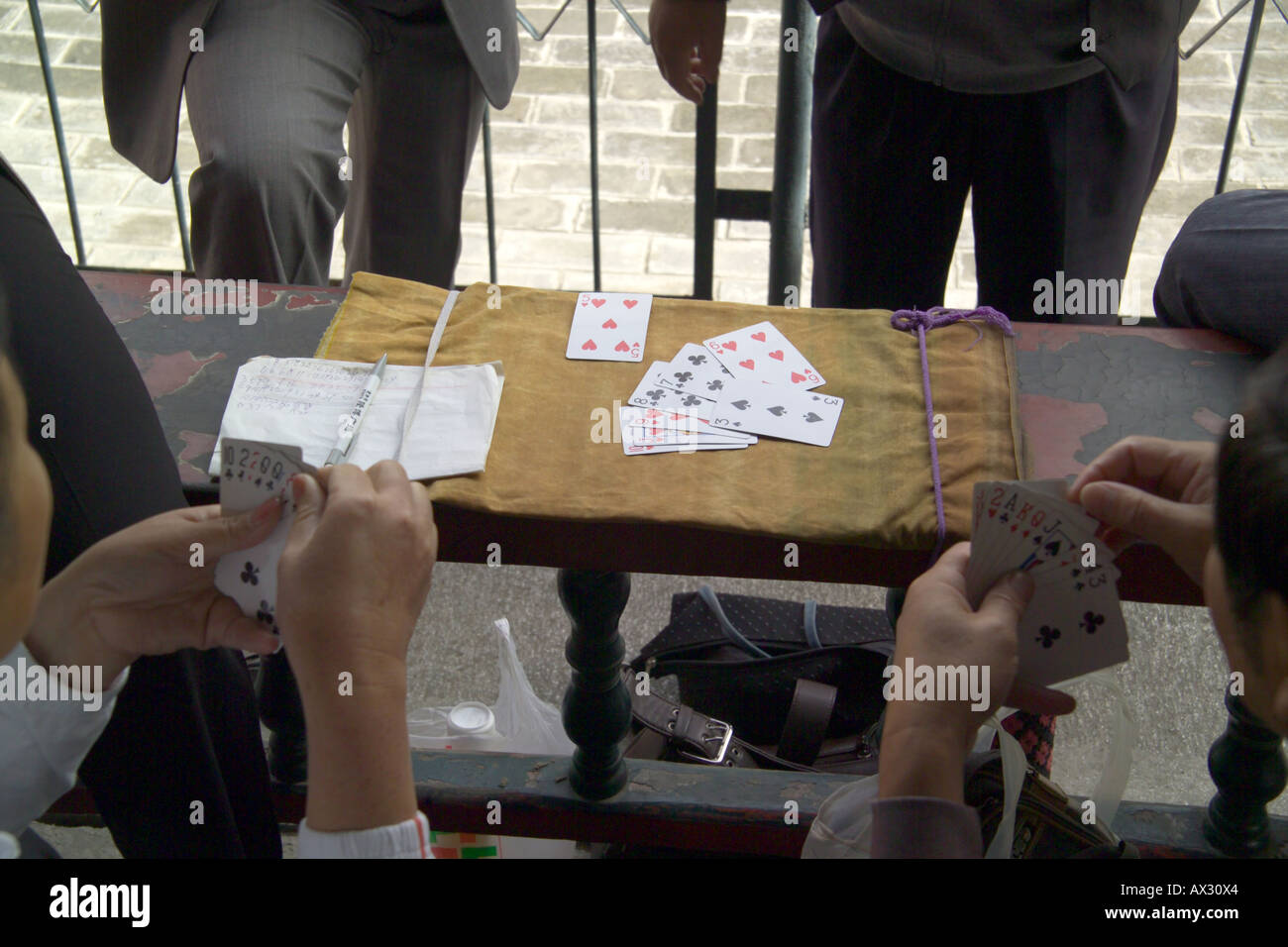 playing cards in China Stock Photo - Alamy