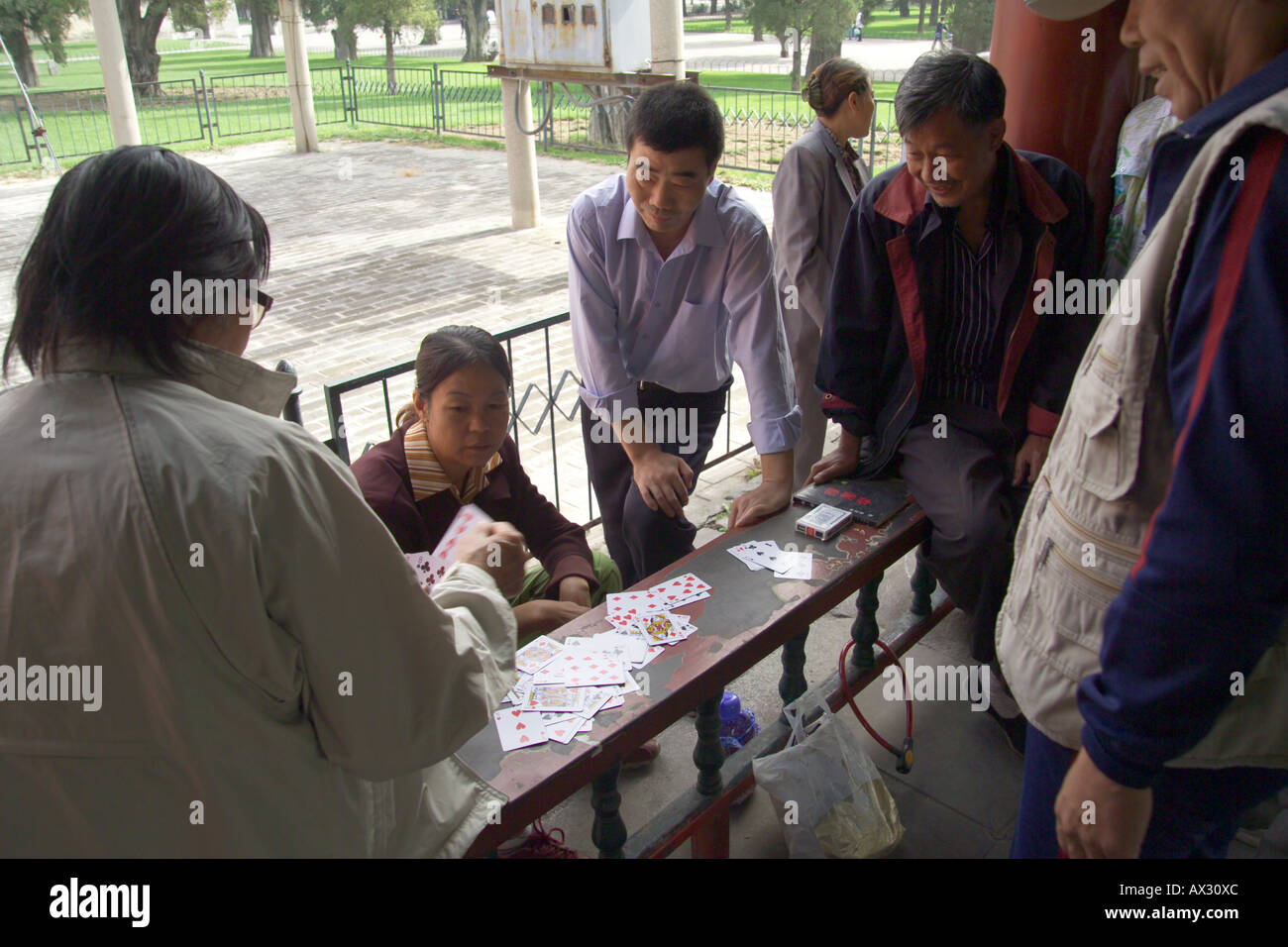 playing cards in China Stock Photo - Alamy