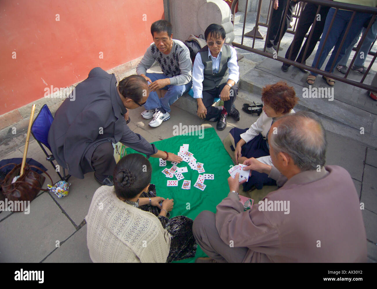 playing cards in China Stock Photo - Alamy