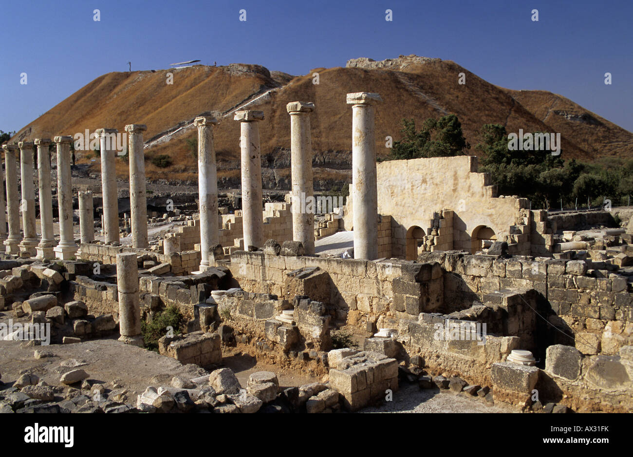 architecture Beit Shean Israel Stock Photo - Alamy