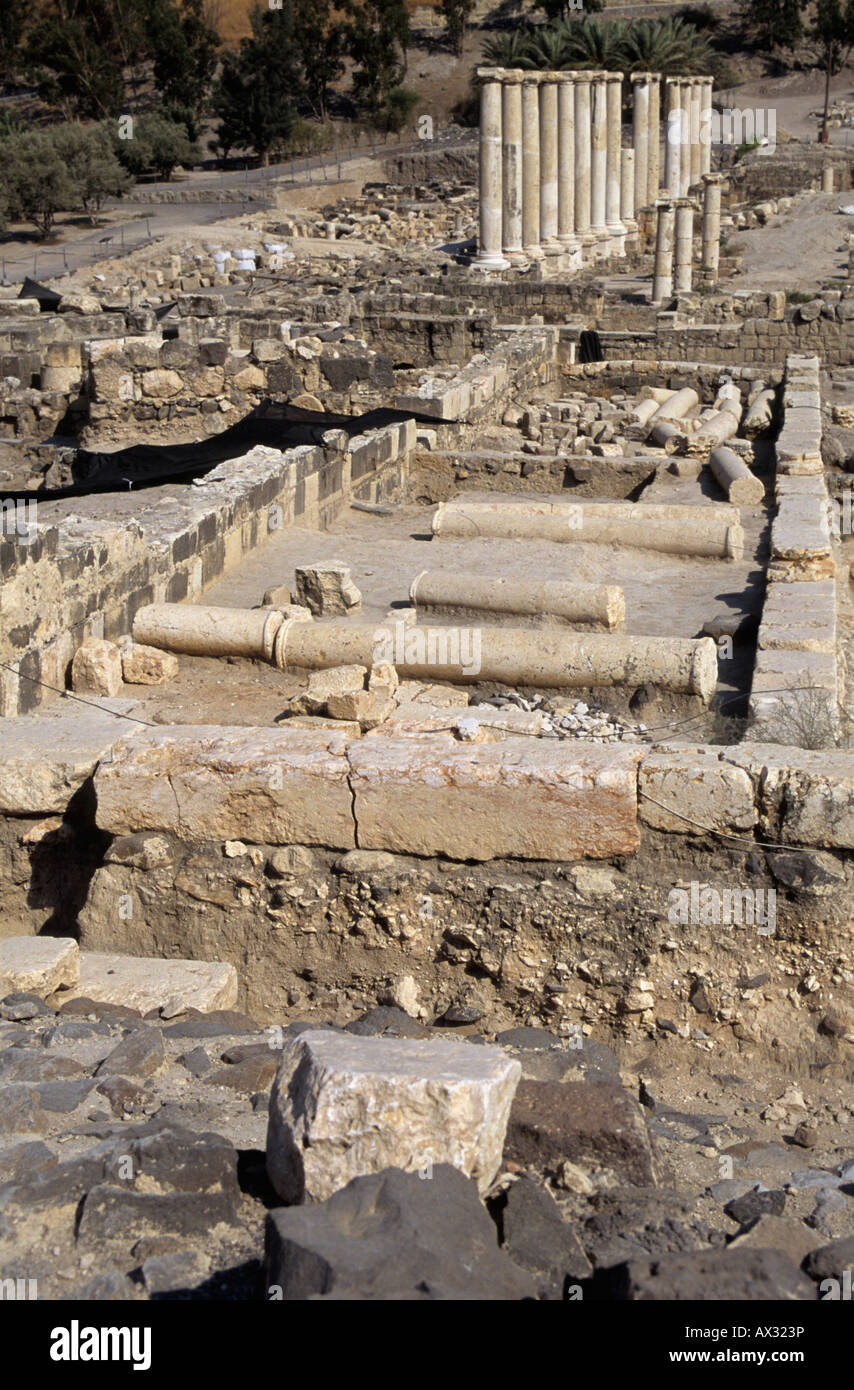 architecture Beit Shean Israel middle east Stock Photo - Alamy
