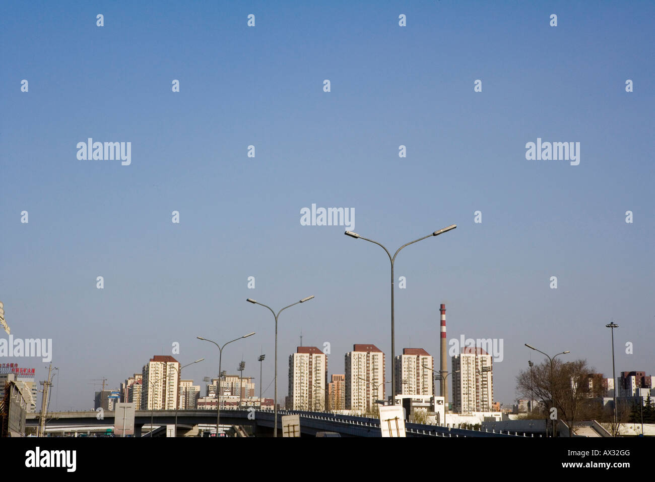 The buildings on Ring 4th road Stock Photo - Alamy