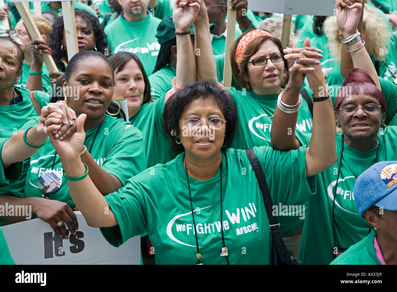 Health Care Workers Try To Unionize Stock Photo - Alamy