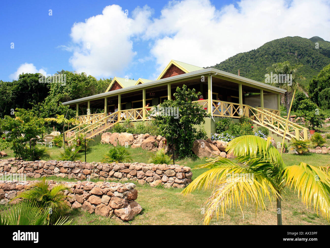 Nevis caribbean dining hi-res stock photography and images - Alamy