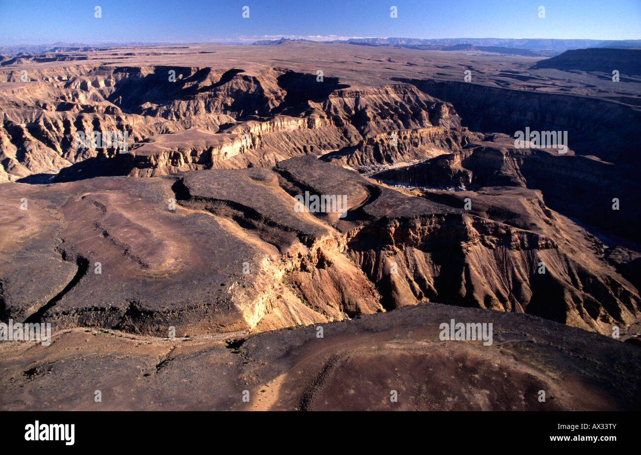 Fish River Canyon, Aerial view, Karas Region, Namibia Stock Photo - Alamy