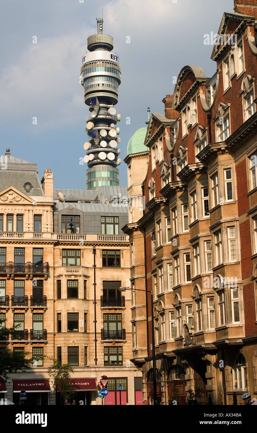 View to Telecom Tower London England UK Stock Photo - Alamy