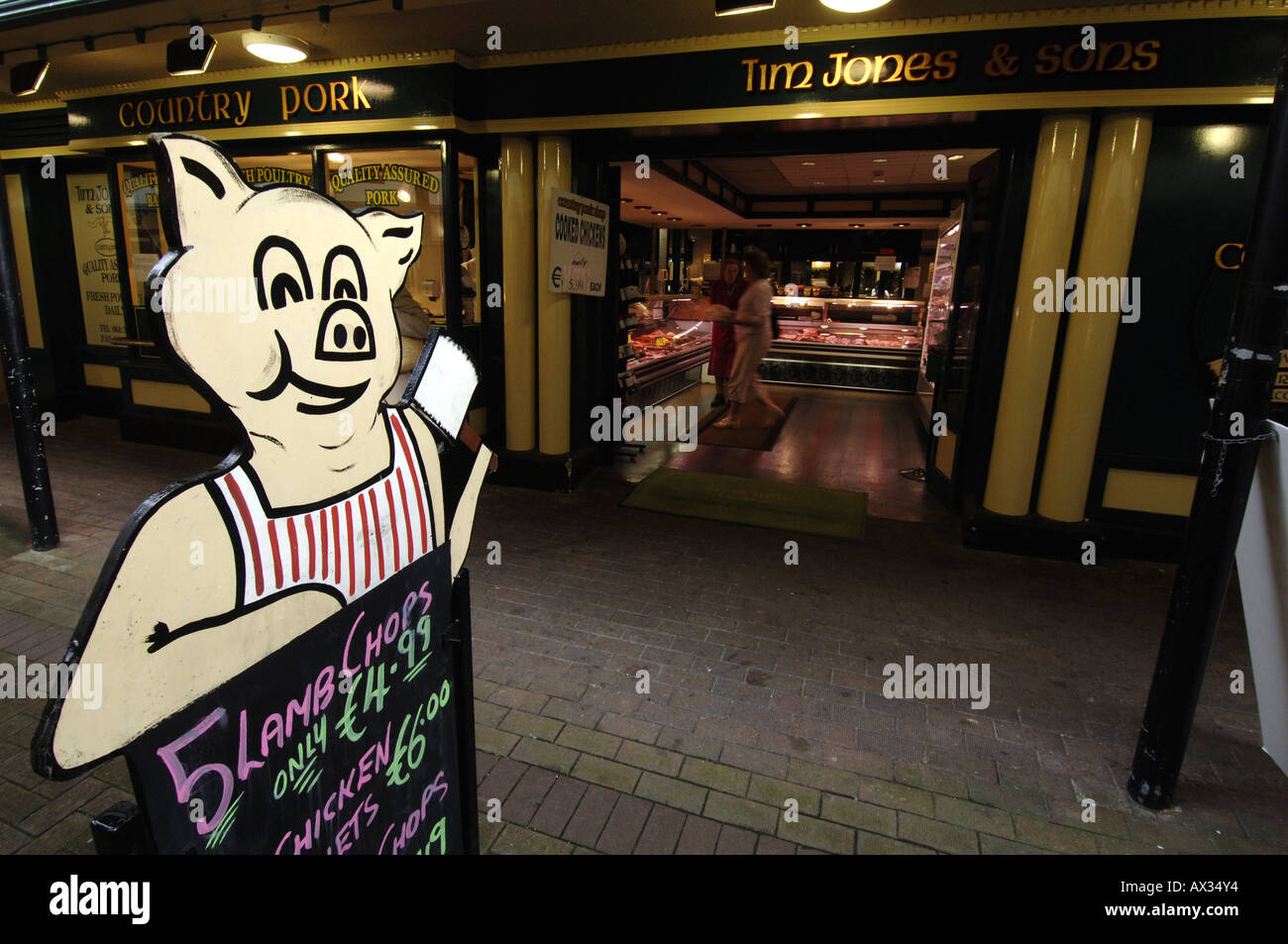 A butchery in the premier tourist town of Killarney in Ireland 15 08 06 ...