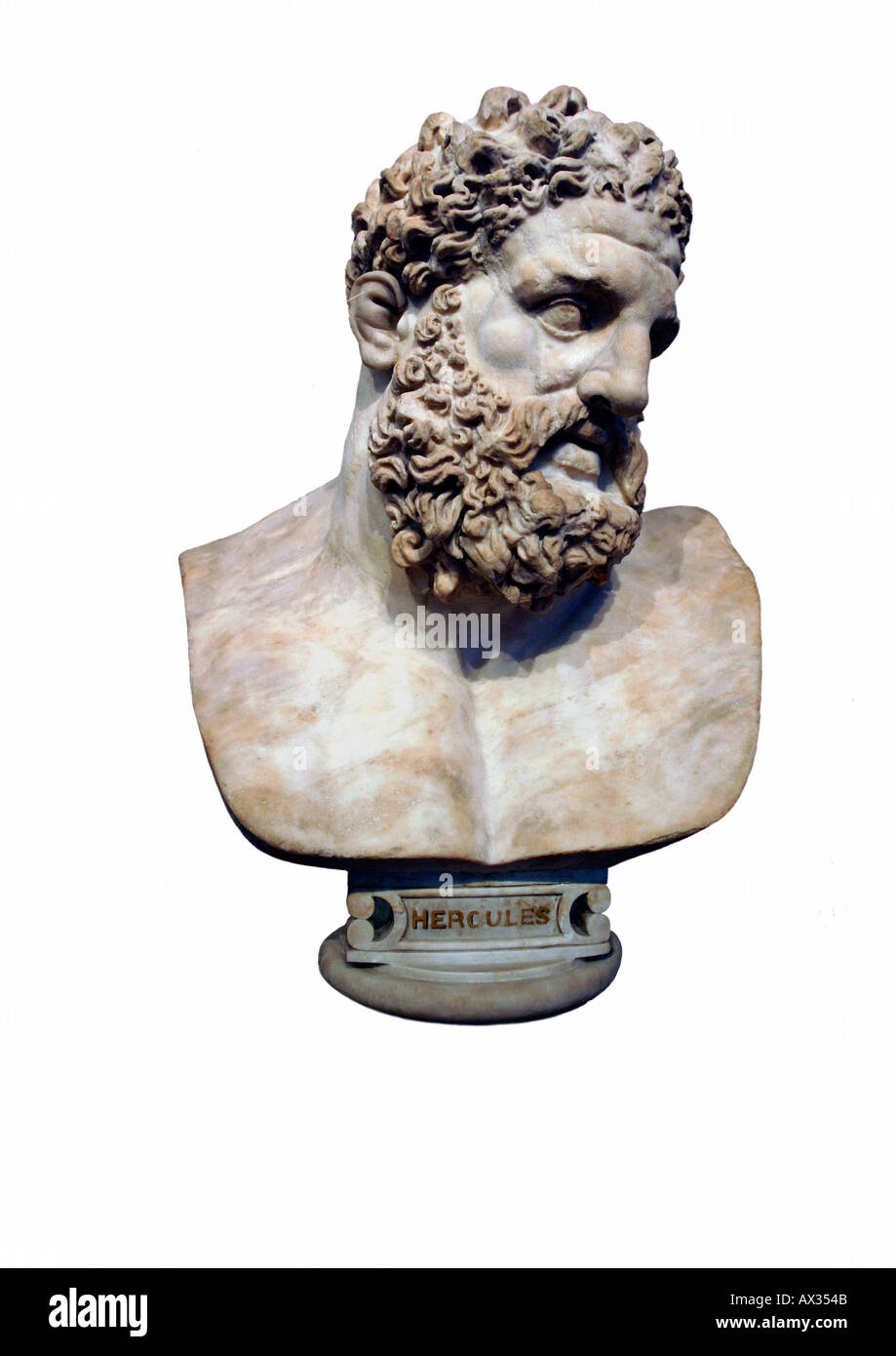 Marble Bust of Hercules Stock Photo - Alamy