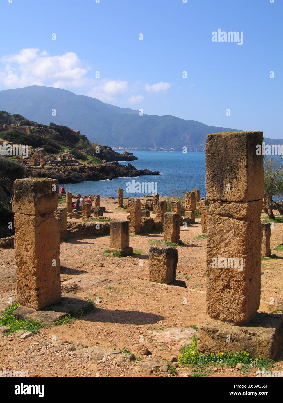 Old roman villa vestiges, archaeological roman site (Unesco world ...