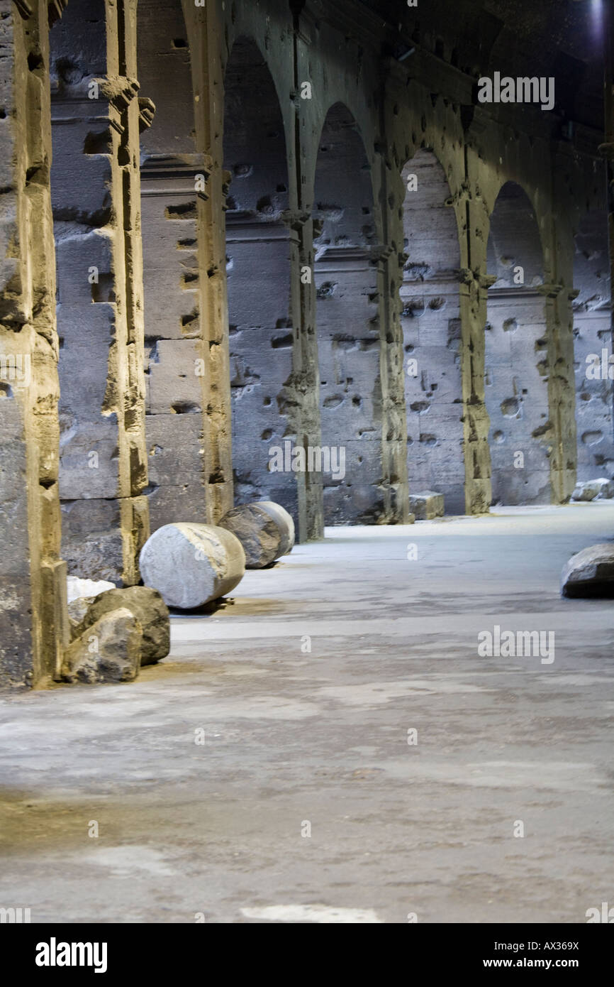 Outer corridor of the Colosseum Stock Photo - Alamy