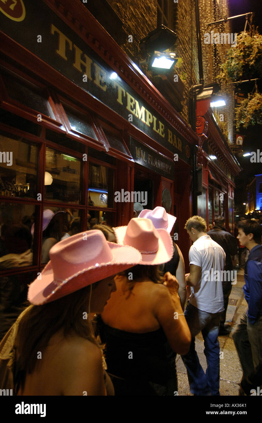 Revellers partying it up in the Temple Bar District and at the renowned ...