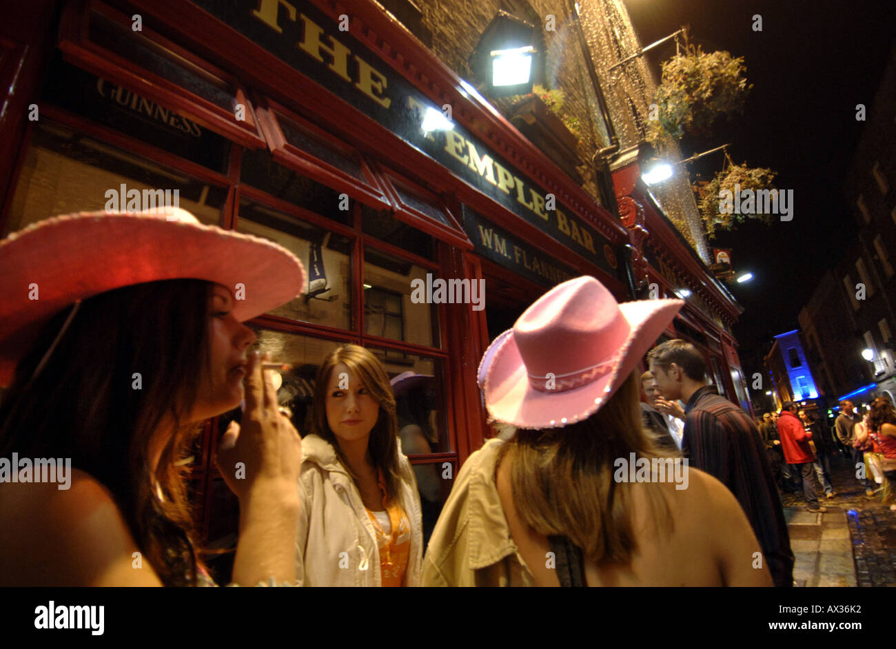 Revellers partying it up in the Temple Bar District and at the renowned ...