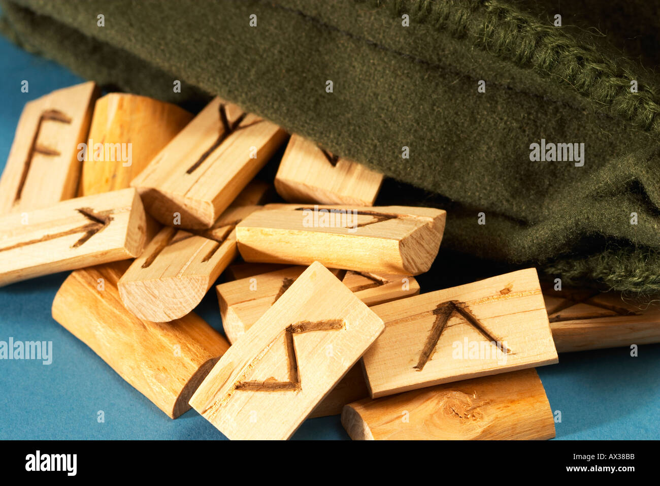 Proper rune staves made from traditional Mountain Ash Rowan and stained ...