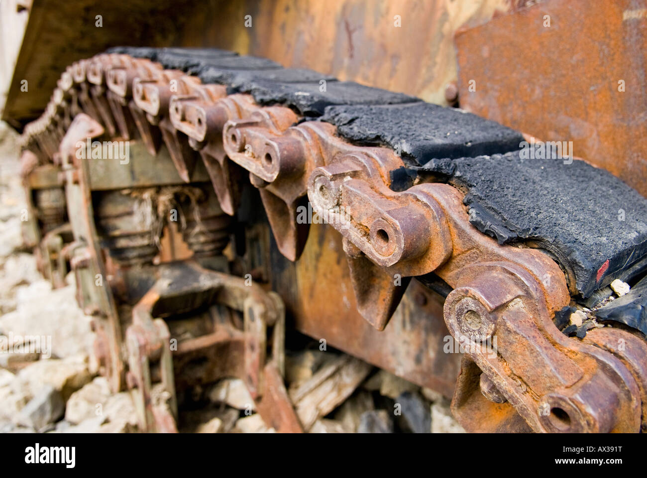 Rusting American WW2 Sherman tank in mountains of Mercantour national ...