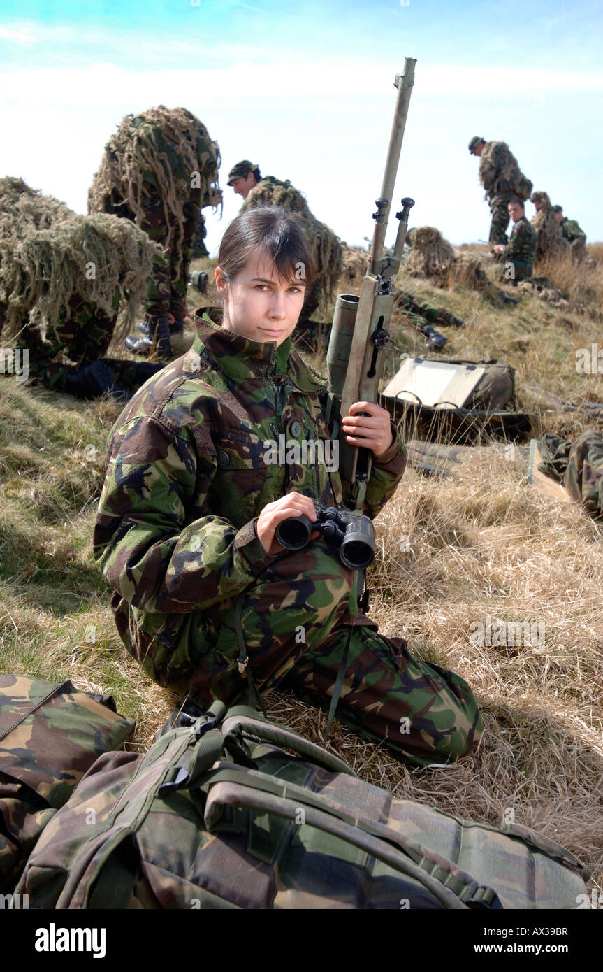 British army women combat hi-res stock photography and images - Alamy