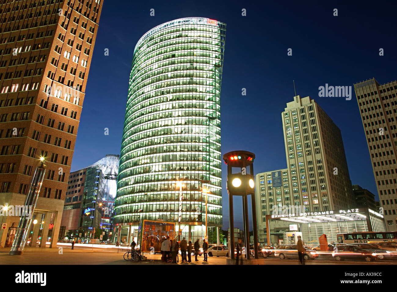 Berlin Tiergarten Potsdamer Platz modern achitecture Stock Photo - Alamy