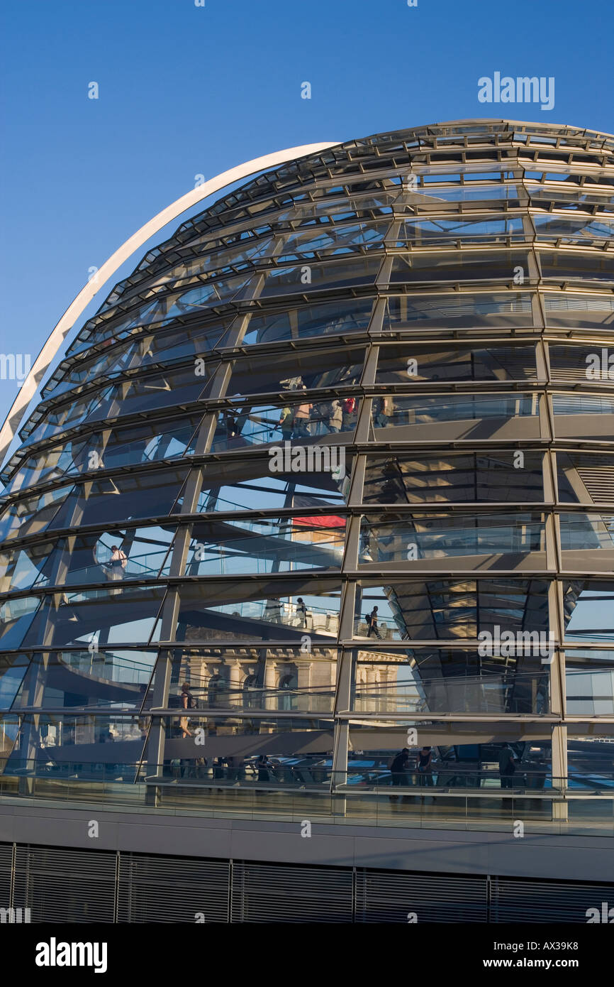 Glass dome of the Reichstag (Parliament Building). Berlin. Germany ...