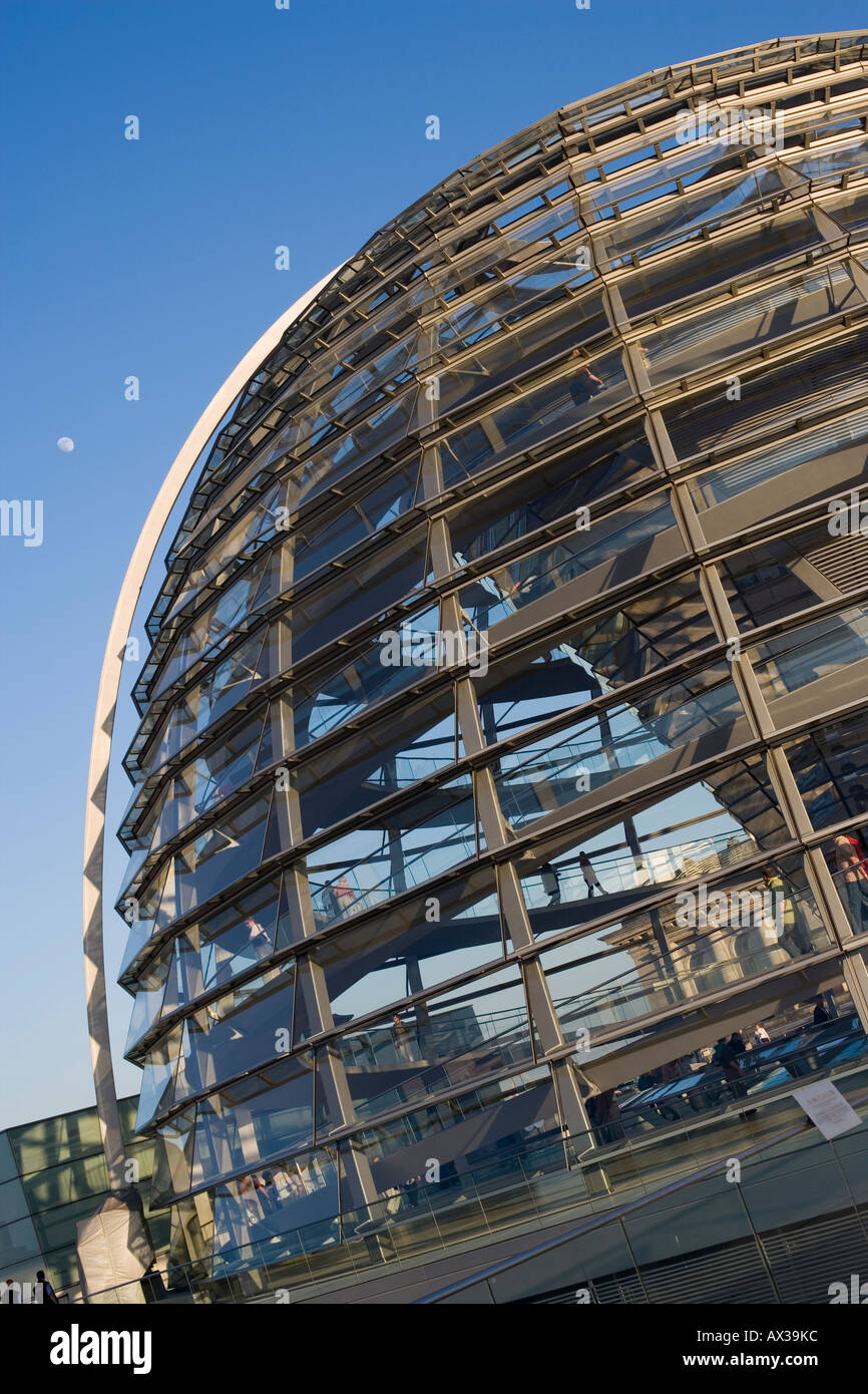 Glass dome of the Reichstag (Parliament Building). Berlin. Germany ...