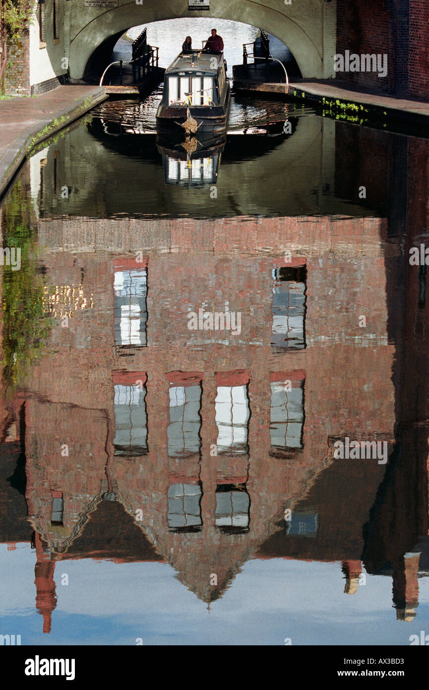 Part of the Birmingham Canal network England UK Stock Photo - Alamy