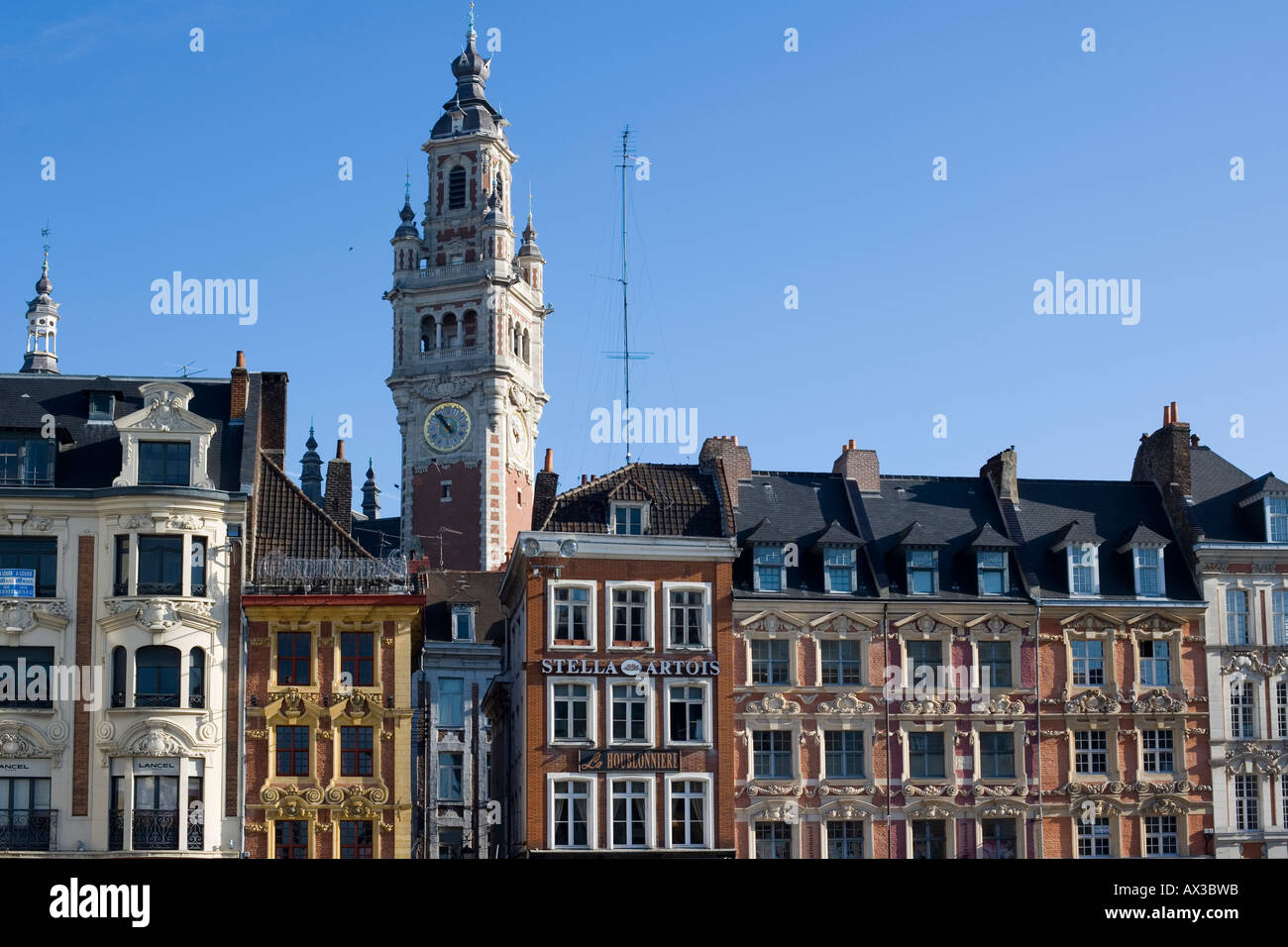 Place du General de Gaulle . Lille France Stock Photo - Alamy