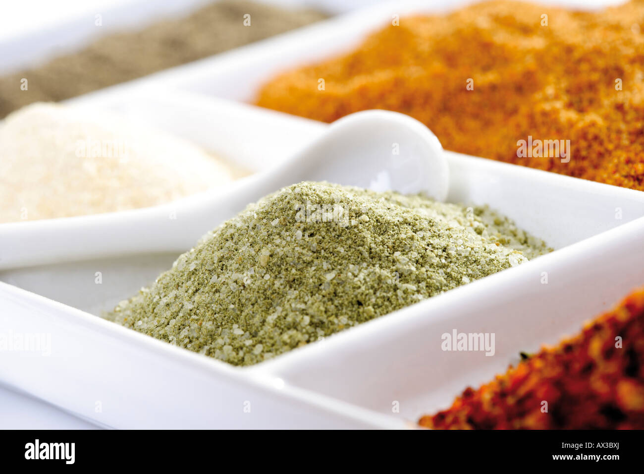 Ground spices, close-up Stock Photo - Alamy