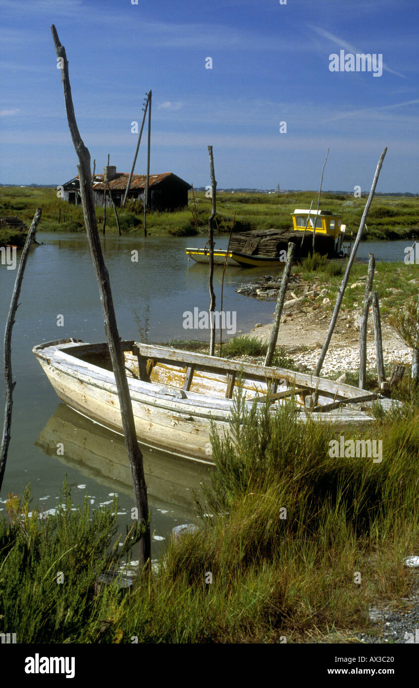 Oyster farming oyster barge hi-res stock photography and images - Alamy