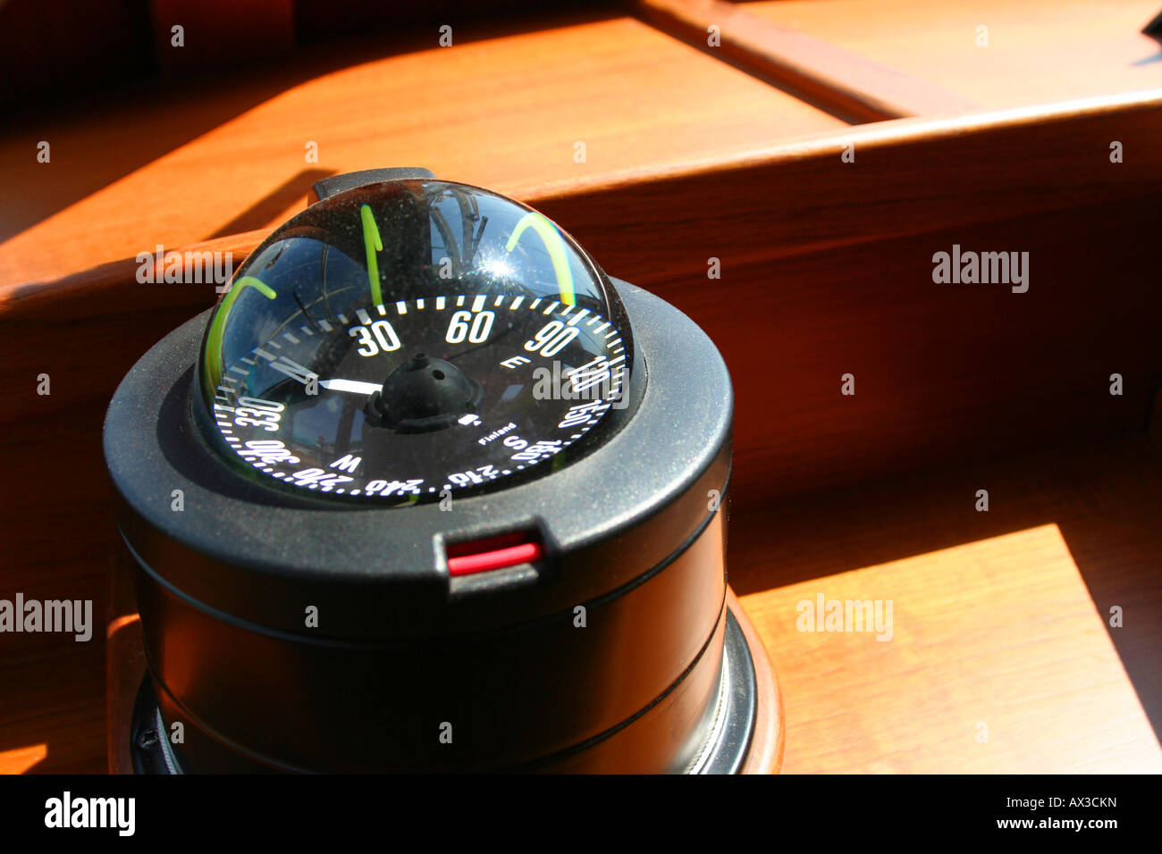 Brass boat compass hi-res stock photography and images - Alamy