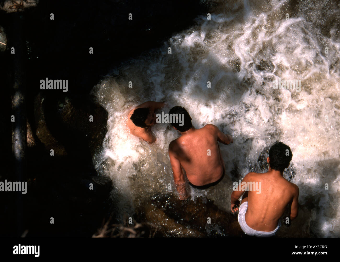 Man bathing in a river hi-res stock photography and images - Alamy
