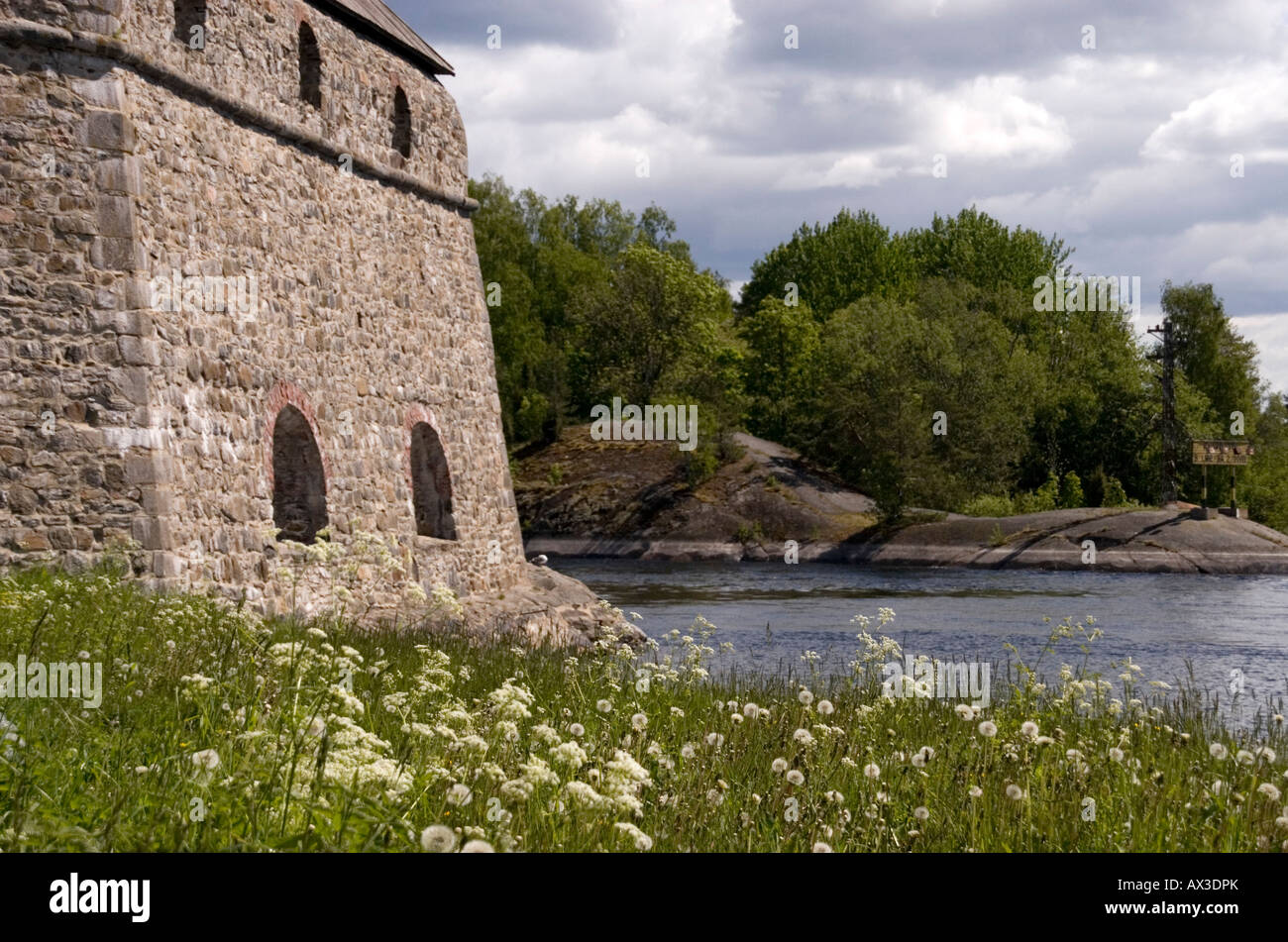 Olavinlinna castle on lake saimaa hi-res stock photography and images ...