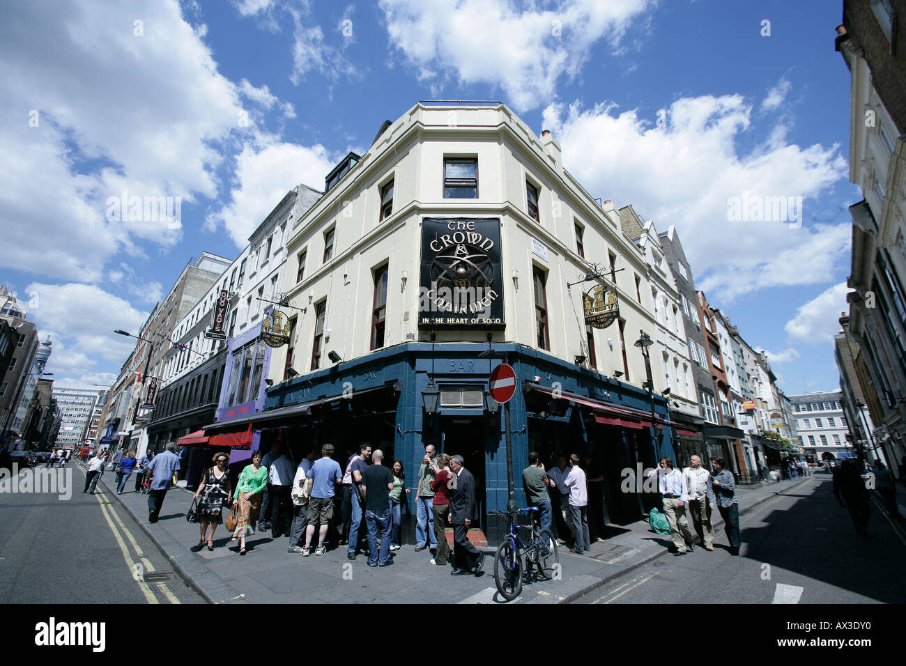 The Crown and Two Chairmen Soho London Stock Photo - Alamy