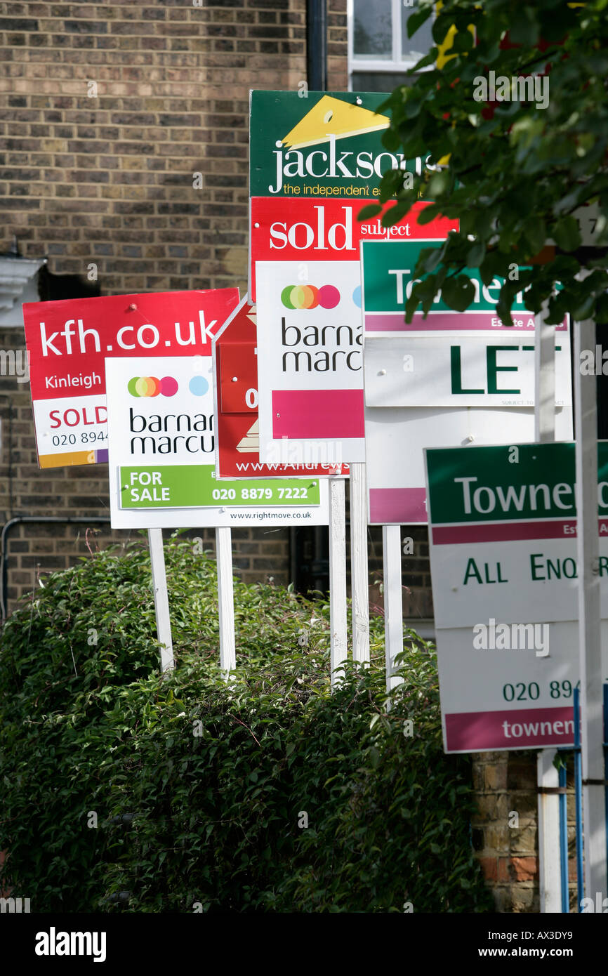 For sale to let signs Stock Photo - Alamy