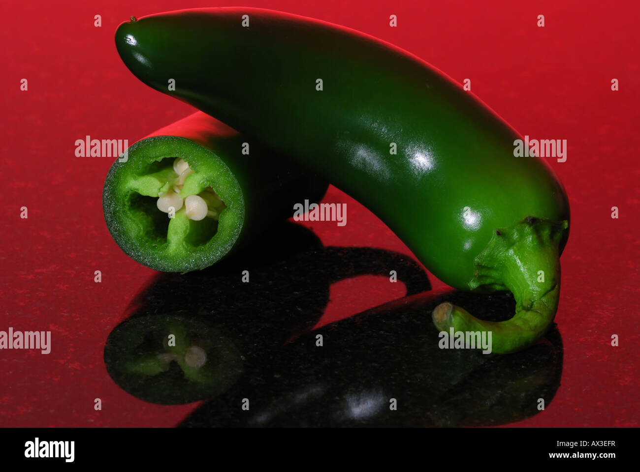 Hot Pepper Jalapeño Stock Photo - Alamy