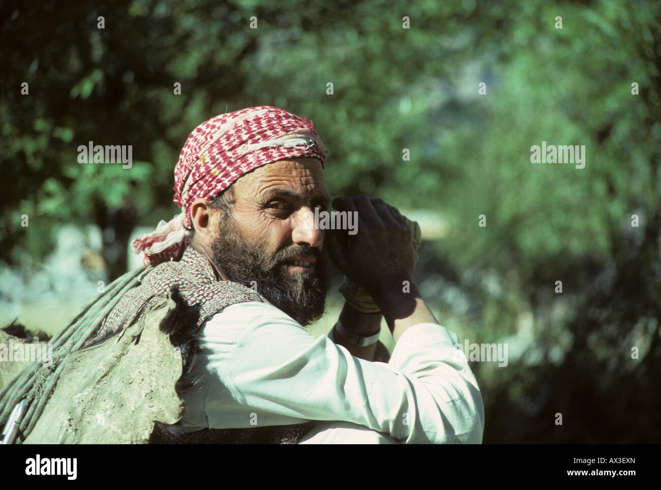 Pakistani farmer, Chitral District Stock Photo - Alamy