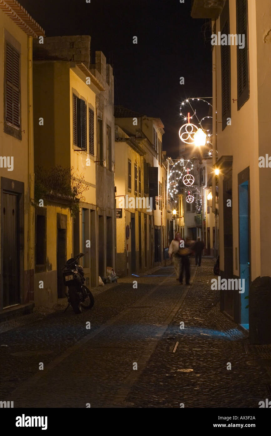 Old Town Zona Velha Funchal Madeira Stock Photo - Alamy