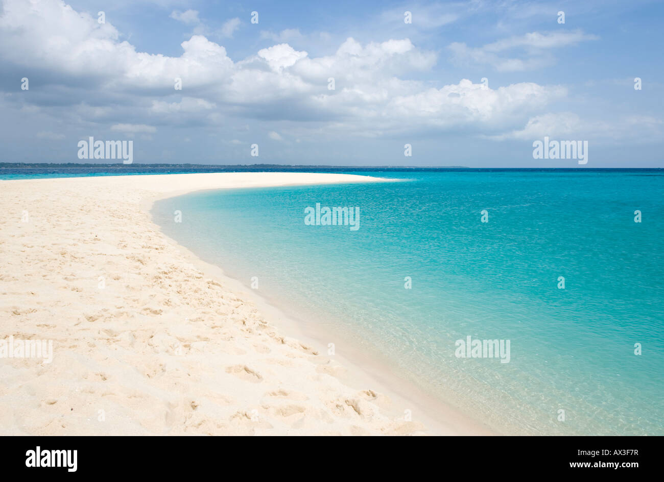 Zanzibar western coast a beach of Prison island Stock Photo - Alamy