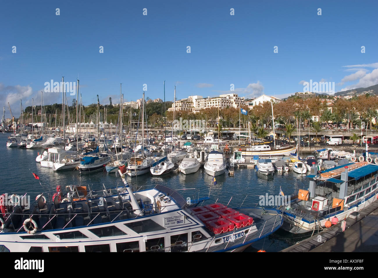 Funchal Marina Madeira Stock Photo - Alamy