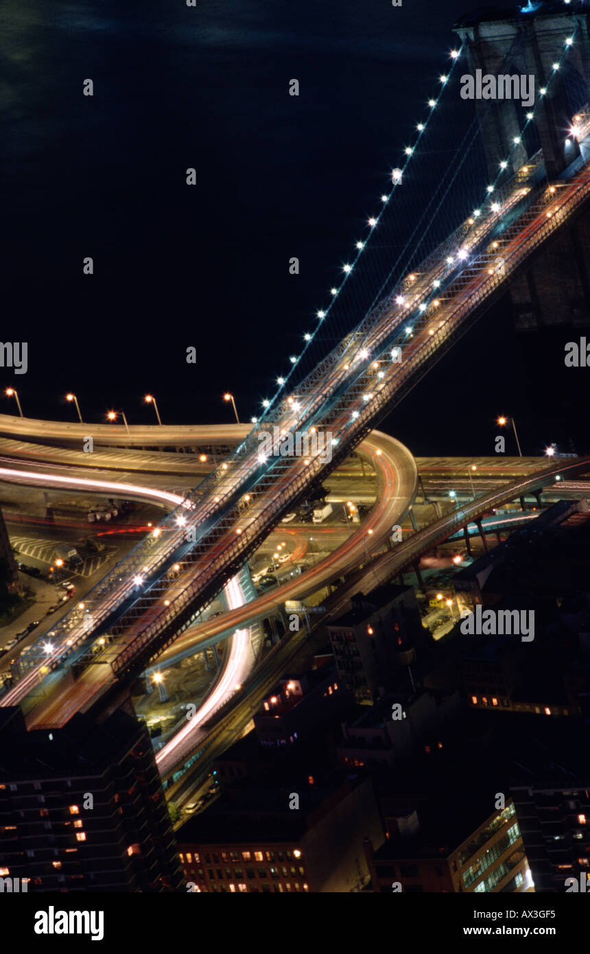 Exit from the brooklyn bridge hi-res stock photography and images - Alamy