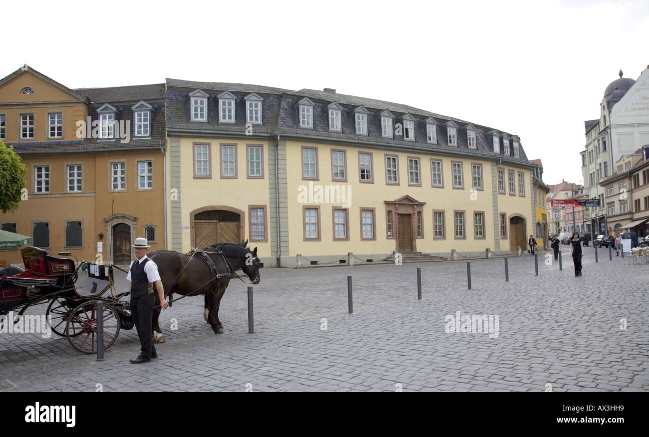 Goethe House Museum, Frauenplan, Weimar, Germany Stock Photo - Alamy