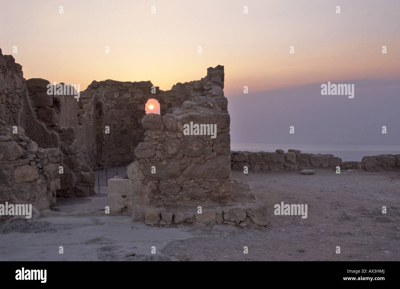 Israel Massada middle east Stock Photo - Alamy