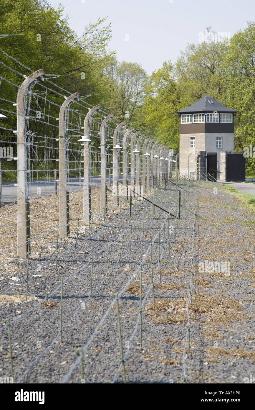 Watchtower and Fence, Buchenwald Concentration Camp Museum Memorial ...