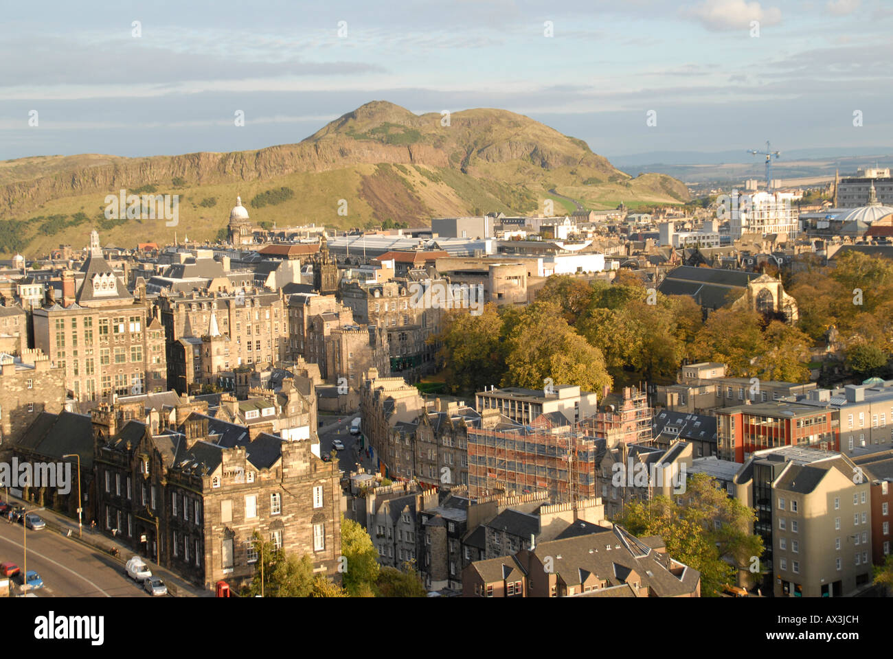 View of Edinburgh from Edinburgh Castle, Scotland Stock Photo - Alamy