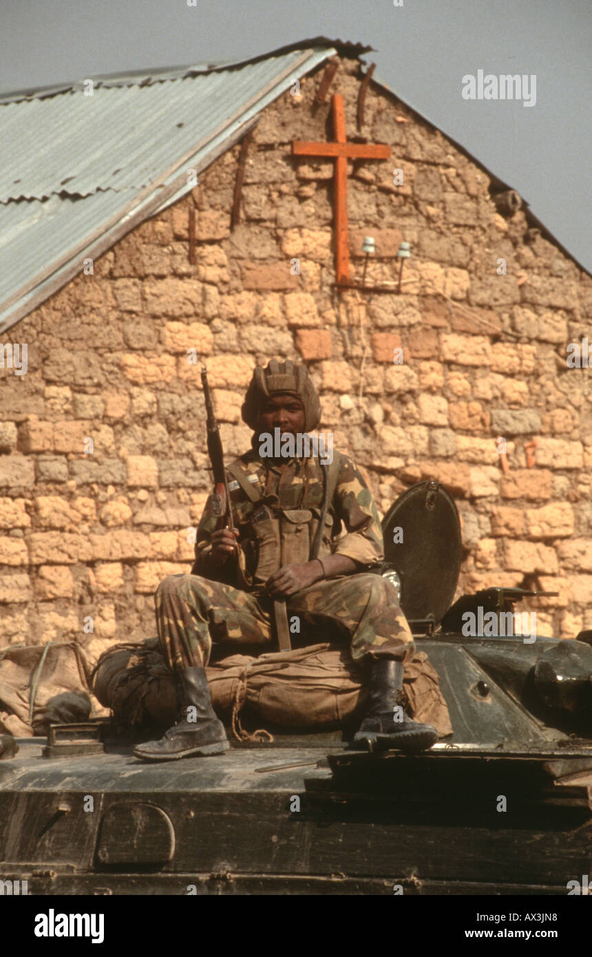 Soldier tank cross church hi-res stock photography and images - Alamy