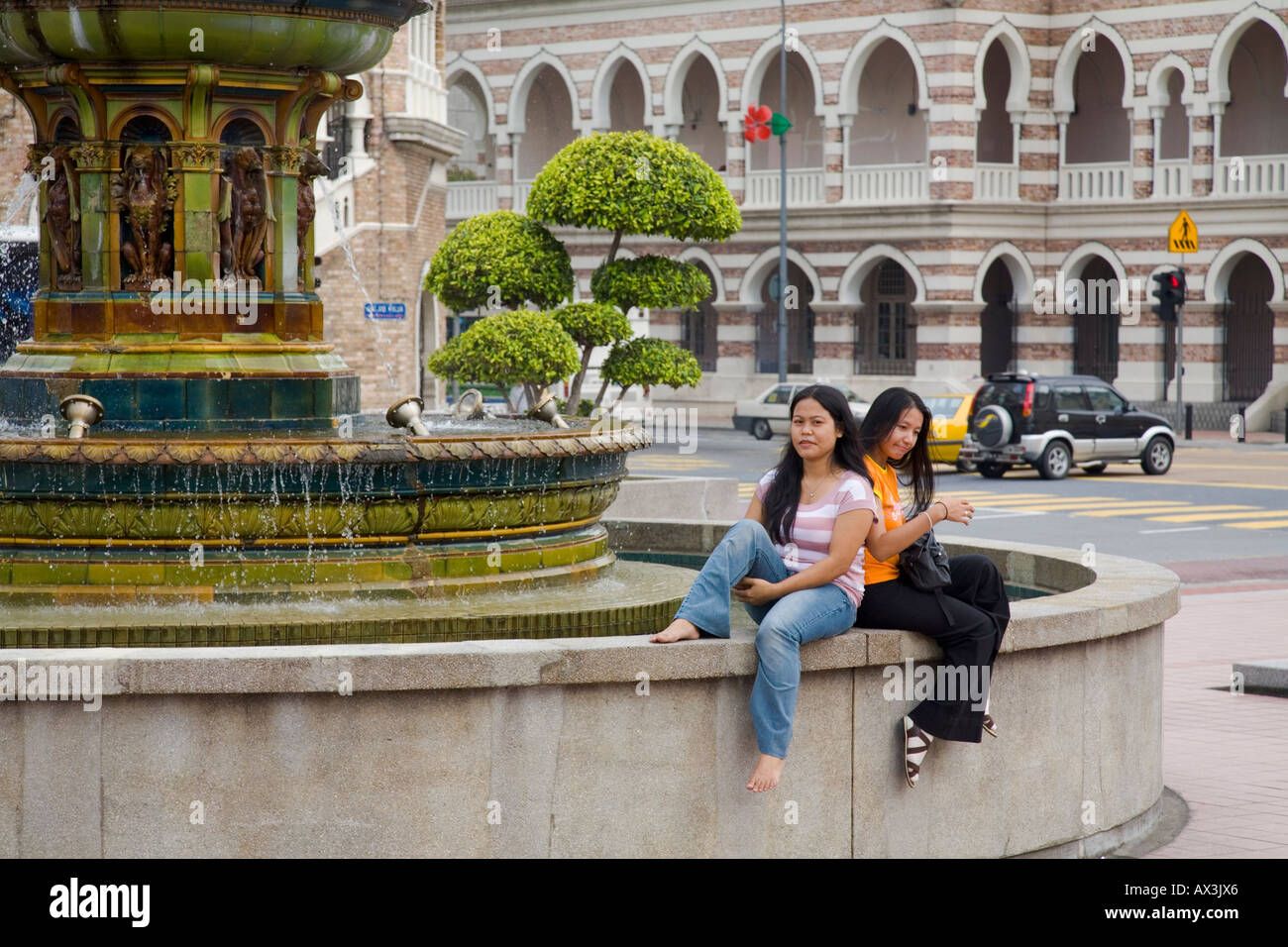 Merdeka Square Fountain, Kuala Lumpur, Malaysia Stock Photo - Alamy