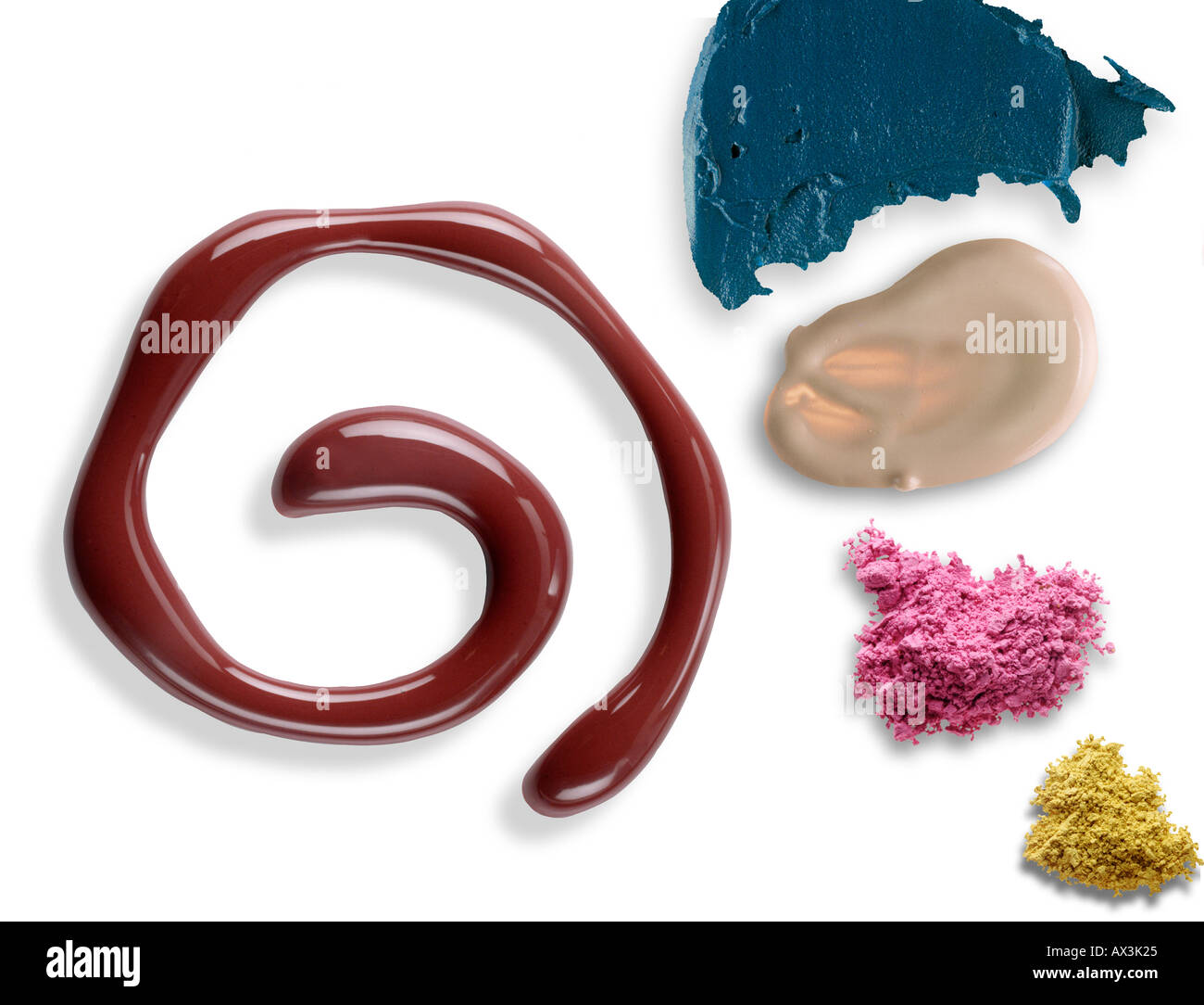 Swirl of liquid foundation hi-res stock photography and images - Alamy