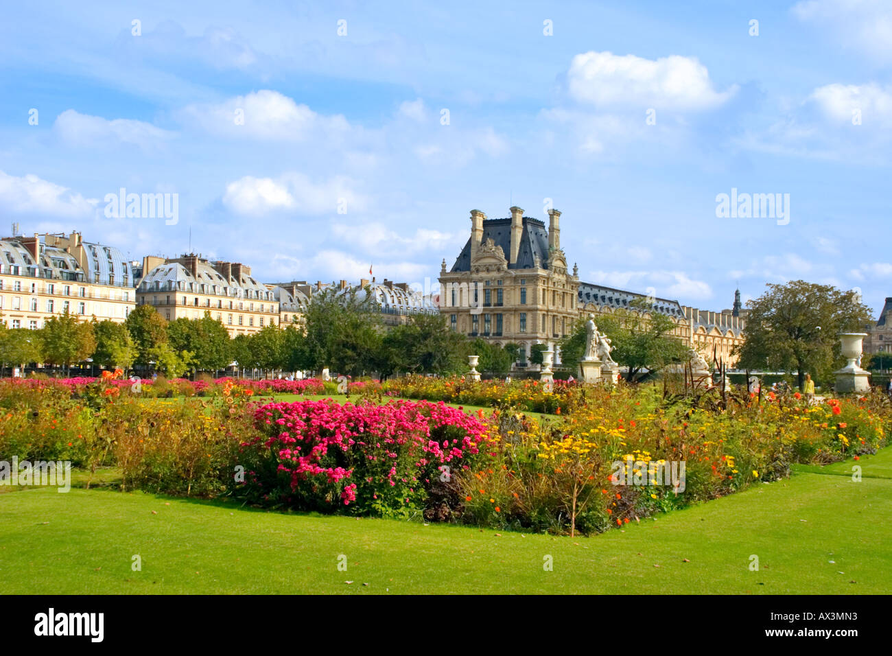 Royal Palace from the Garden of Tuileries Stock Photo - Alamy