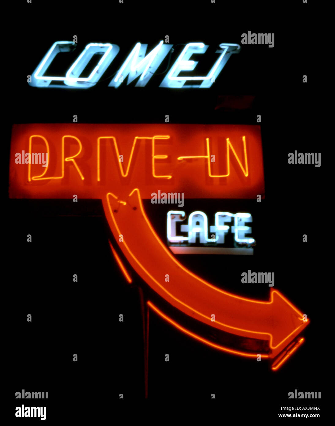 Drive in style restaurant hi-res stock photography and images - Alamy