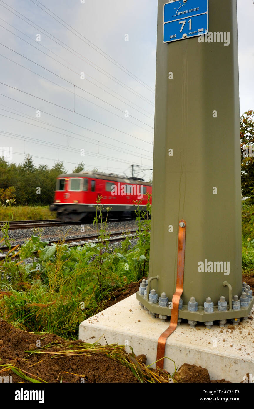 Earth energy grid line hi-res stock photography and images - Alamy