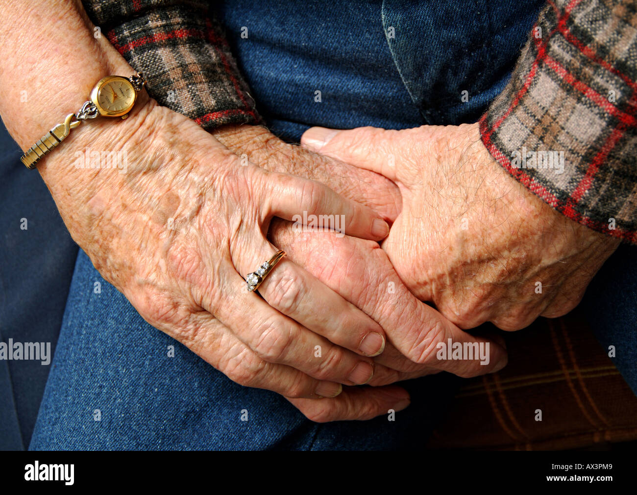 View of caring hands Stock Photo - Alamy